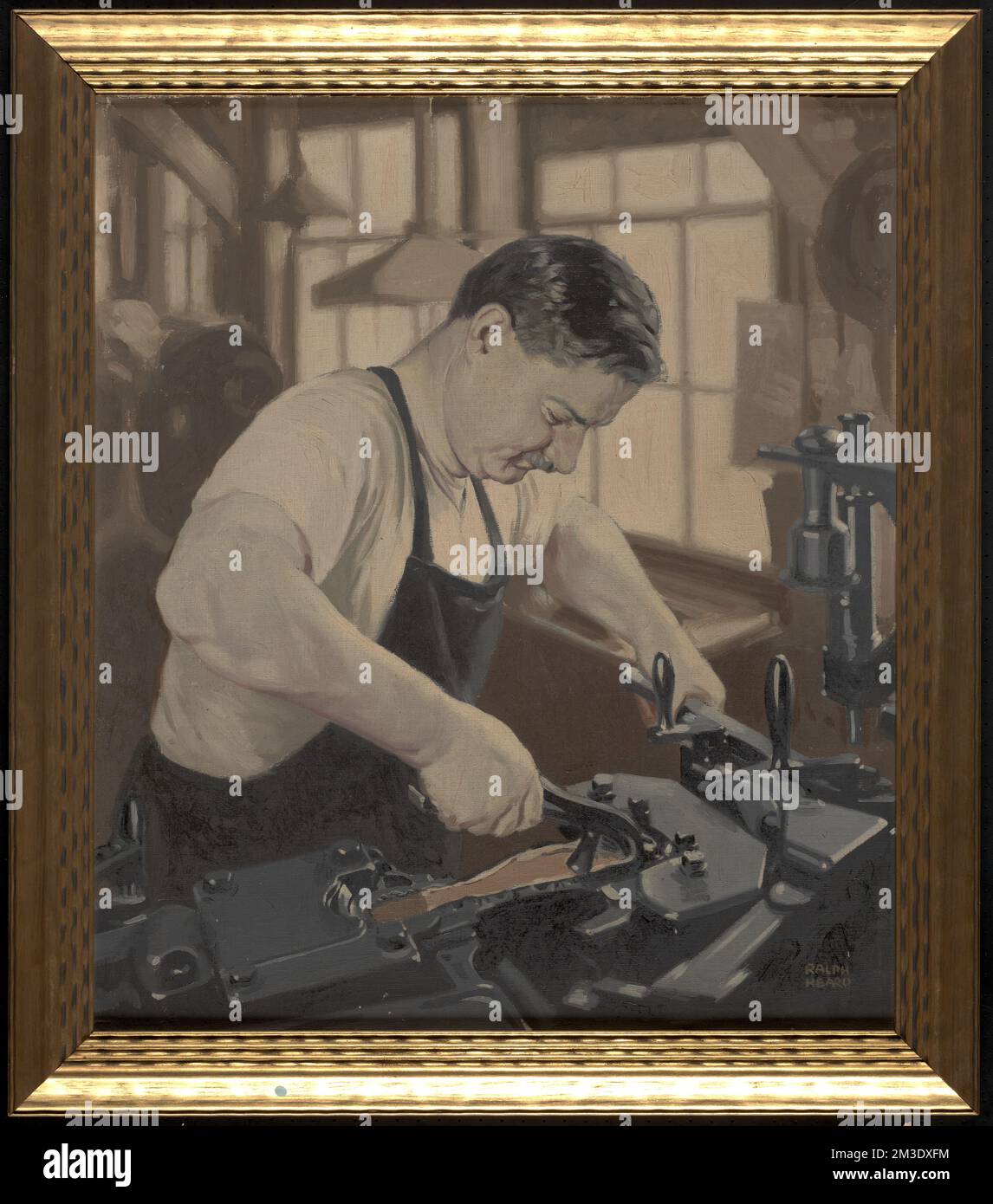 Shoemaking process hi-res stock photography and images - Alamy