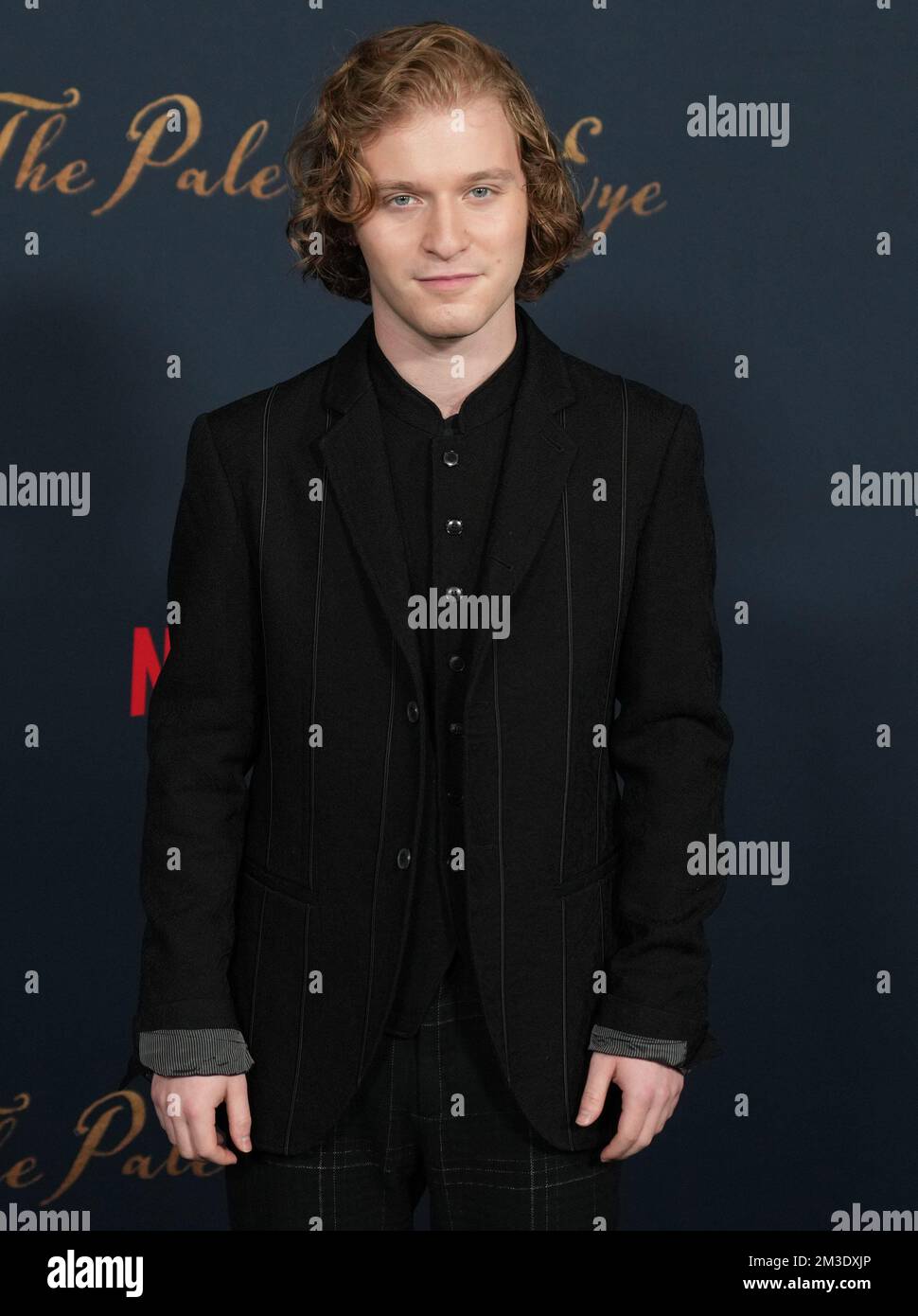 Fred Hechinger arrives at THE PALE BLUE EYE Los Angeles Premiere held ...