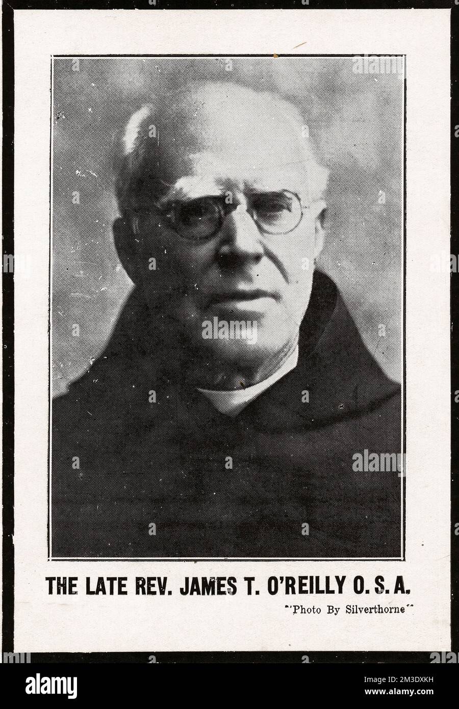 The late Rev. James T. O’Reilly, O.S.A. , Priests Stock Photo - Alamy