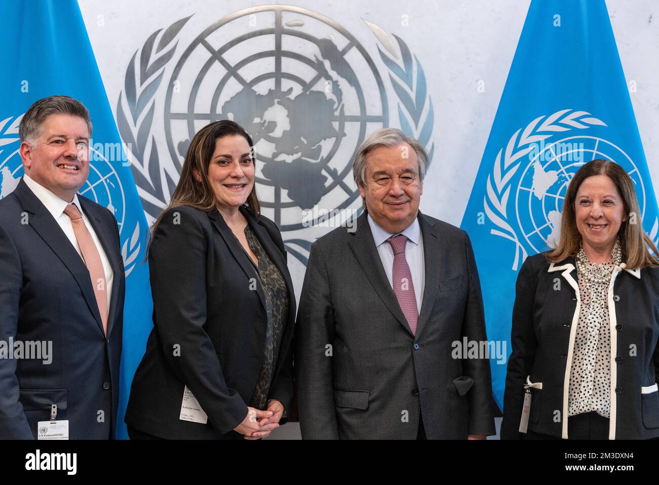 New York, New York, USA. 14th Dec, 2022. Secretary-General Antonio ...