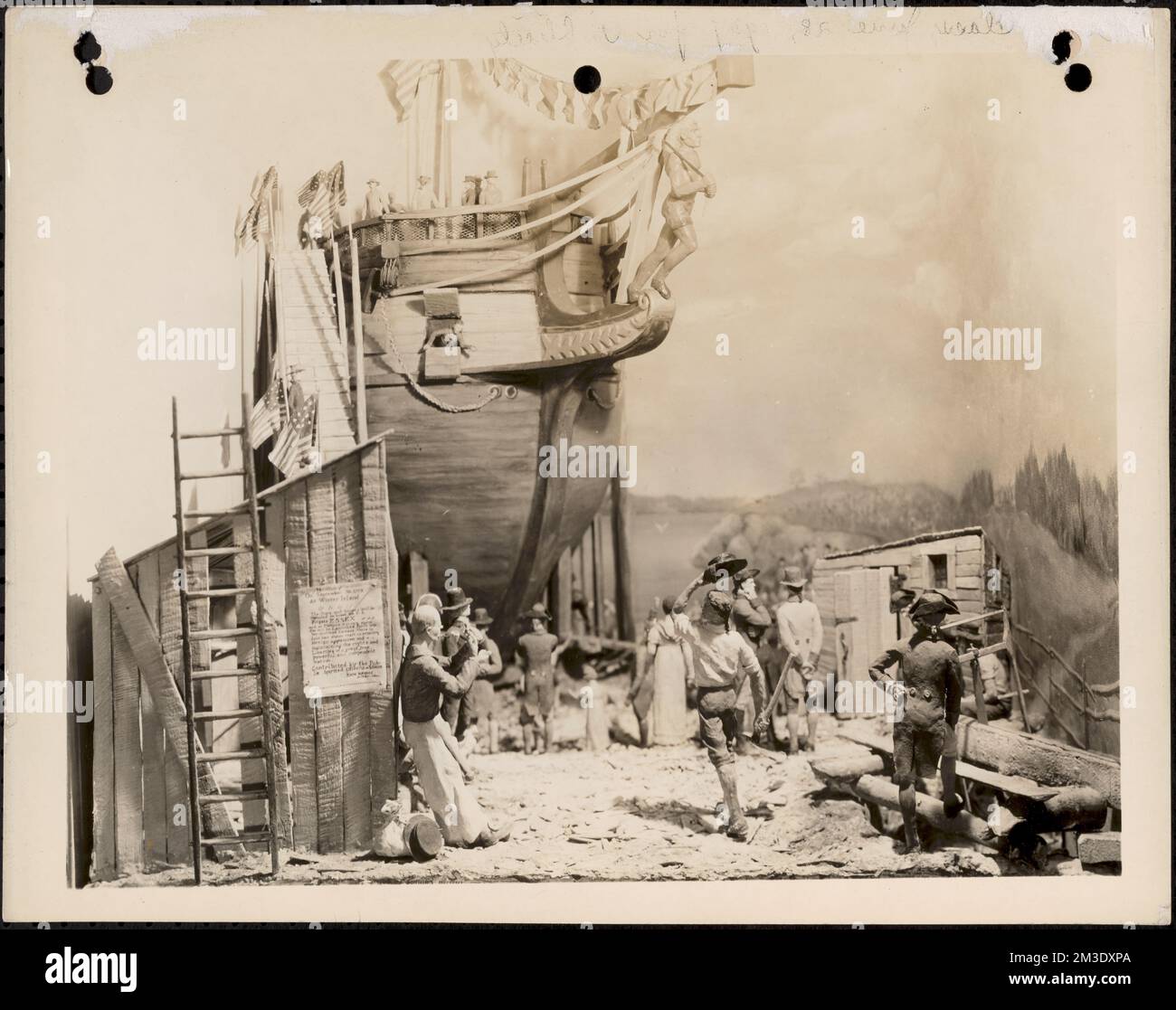 Launching of the Essex , Ships, Essex Whaleship. The Massachusetts WPA ...