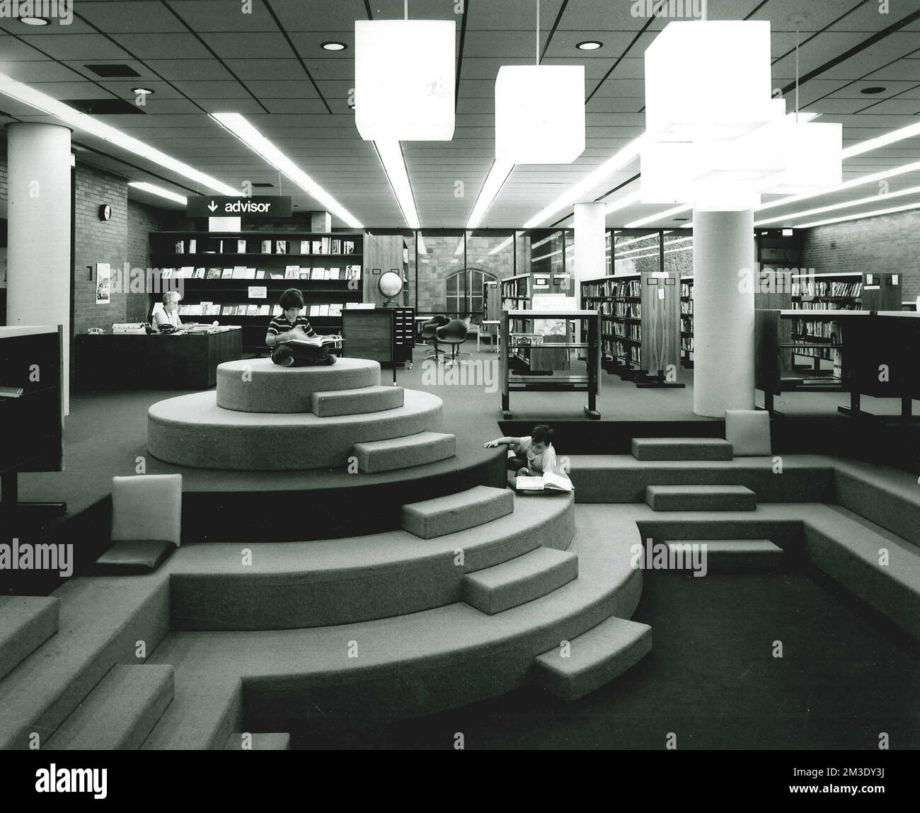 Lawrence Public Library interior , Public libraries, Interiors, Reading ...