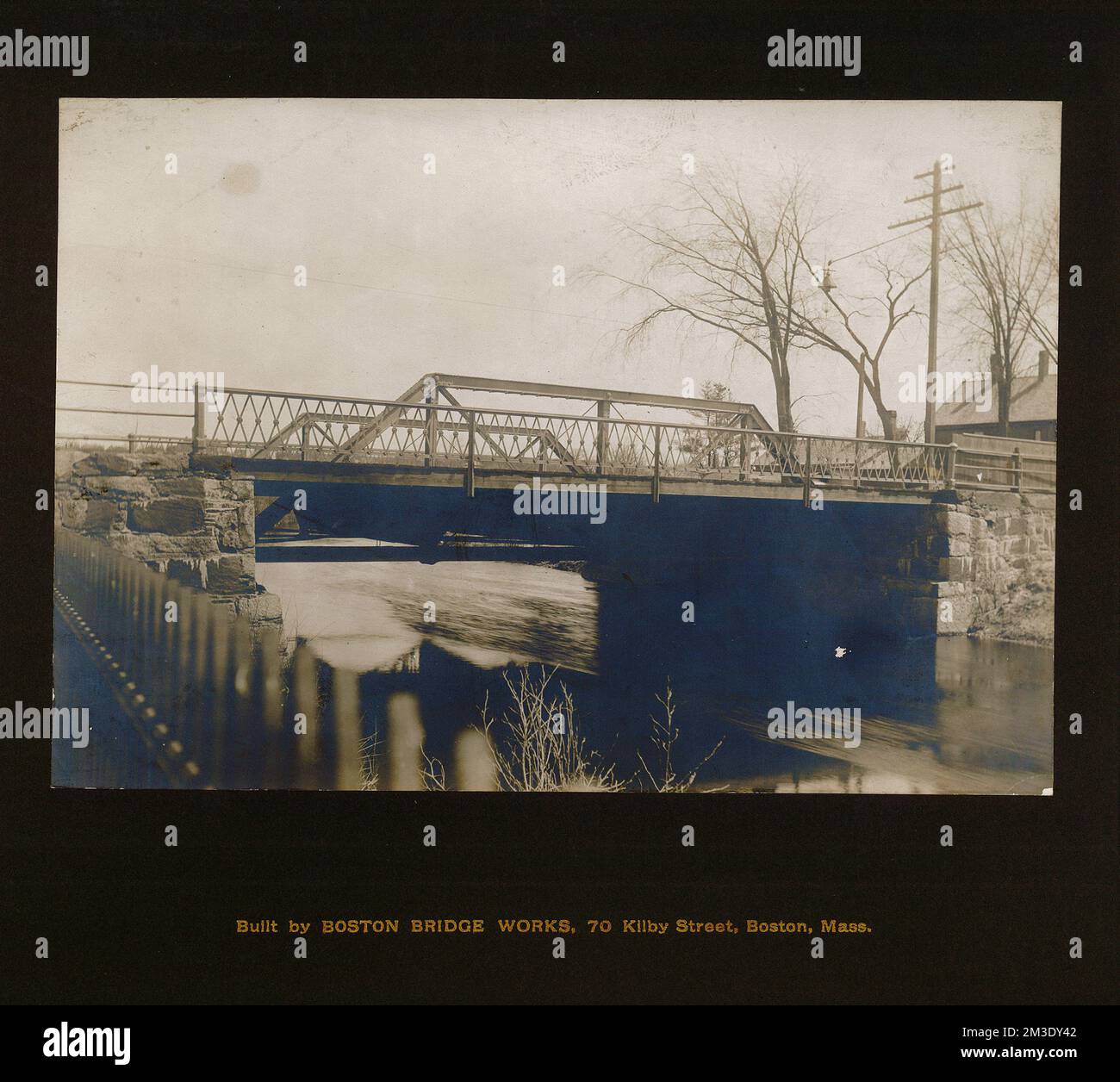 Lawrence Street Bridge , Bridges, Boston Bridge Works Stock Photo - Alamy