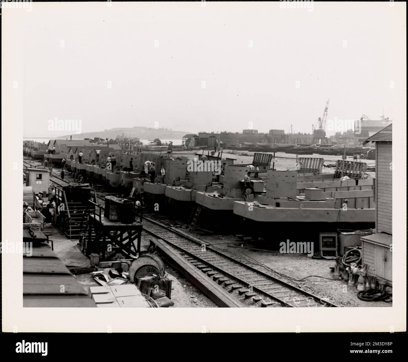 LCM(3) Tank Lighter 50 ft. built by NYBos at US Naval Drydock completed ...