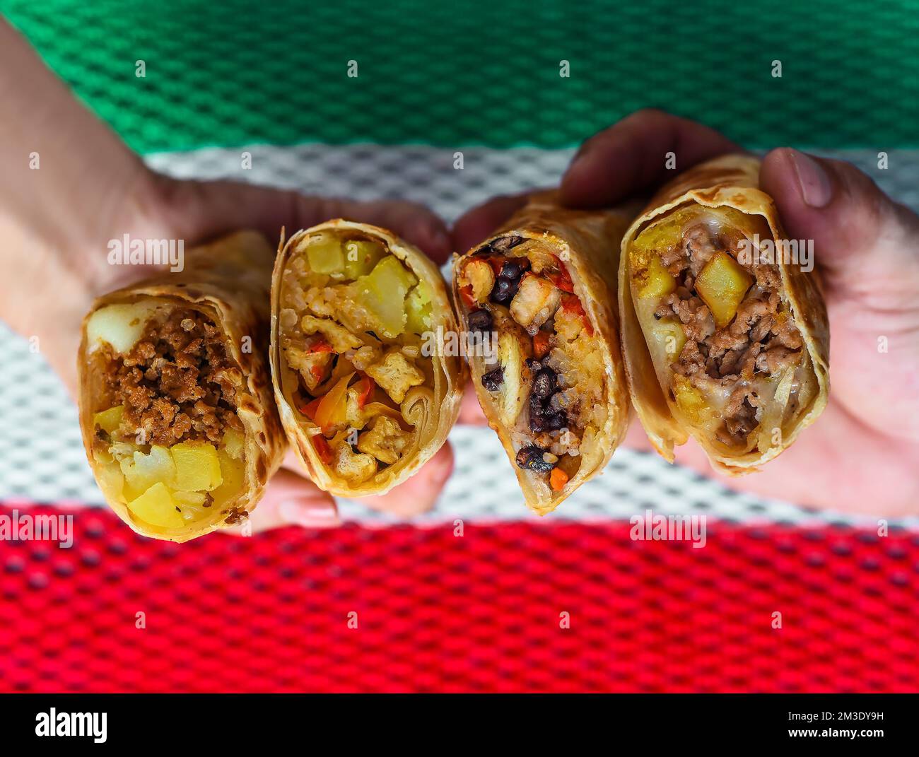 Chorizo burrito hi-res stock photography and images - Alamy