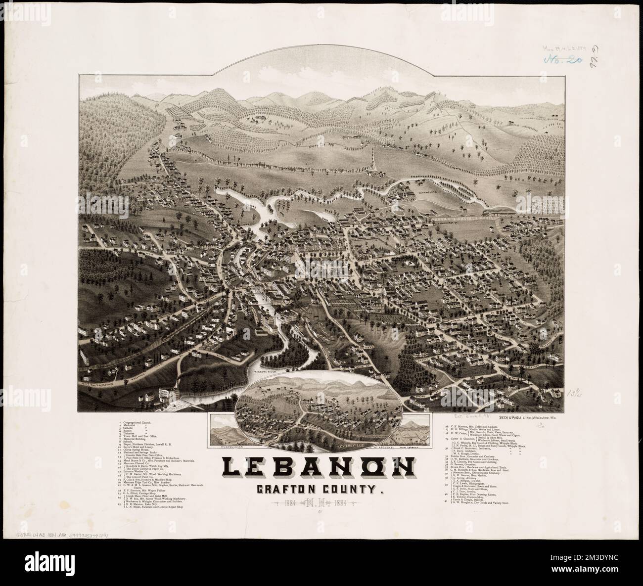 Lebanon county map hi-res stock photography and images - Alamy