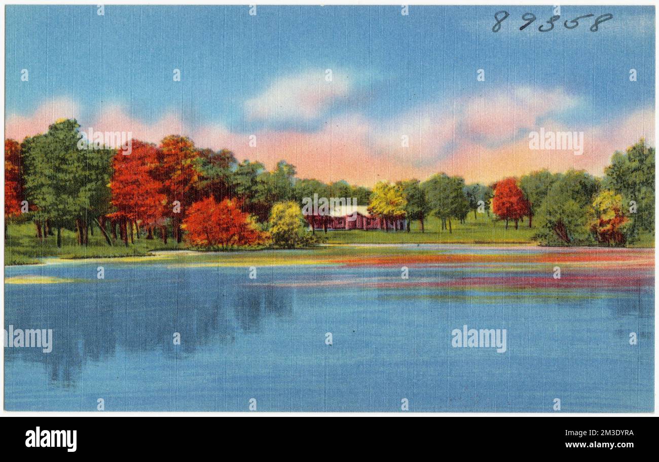 Ledbetter Lake located in Ledbetter Park in Cameron, Texas. Park ...