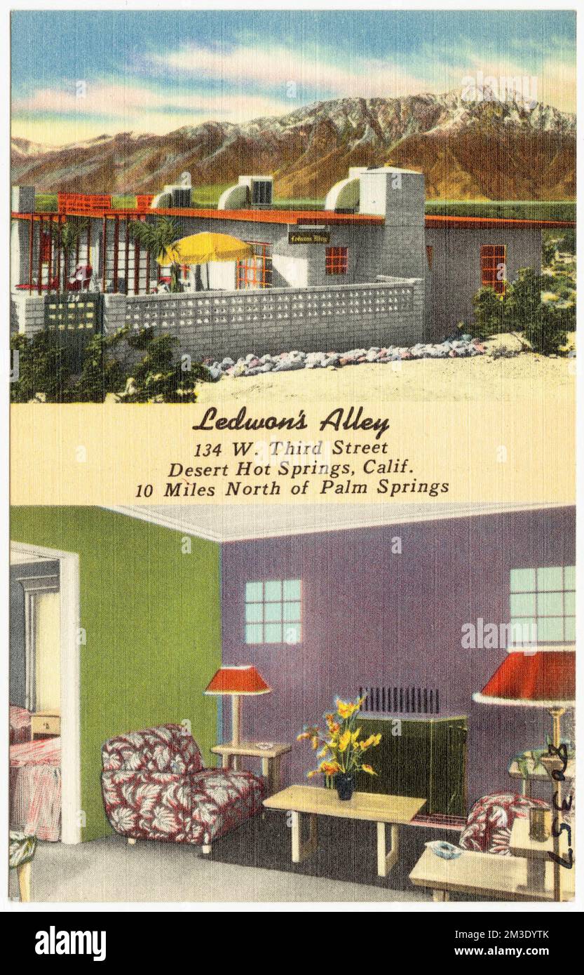 Palm springs desert town Cut Out Stock Images & Pictures - Alamy