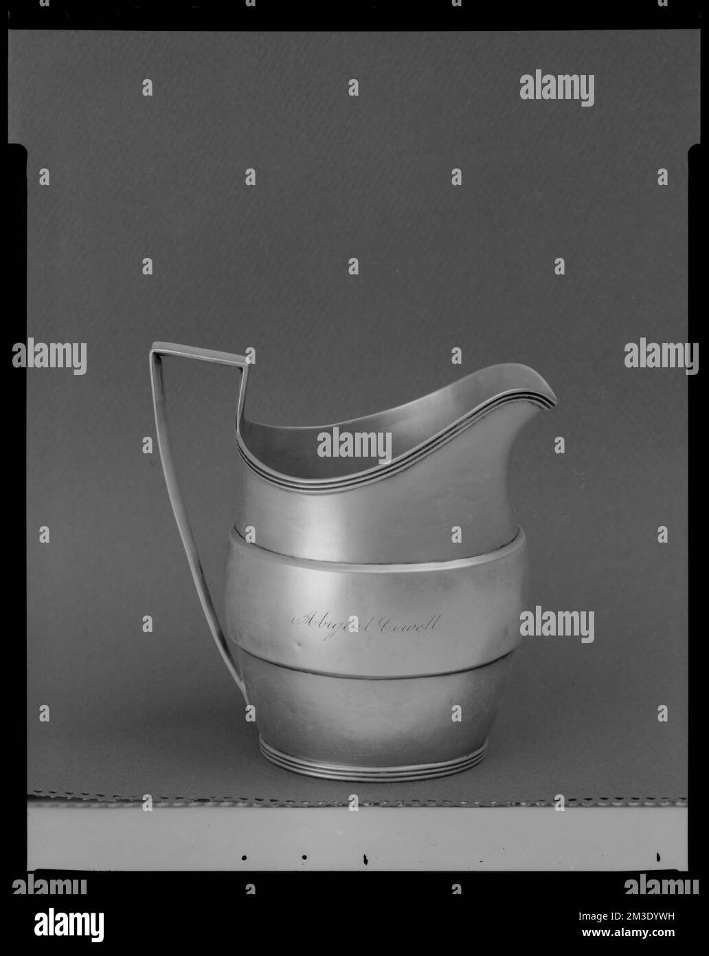 Lee Mansion, Silver Pitcher engraved Abigail Cowell , Pitchers. Samuel ...