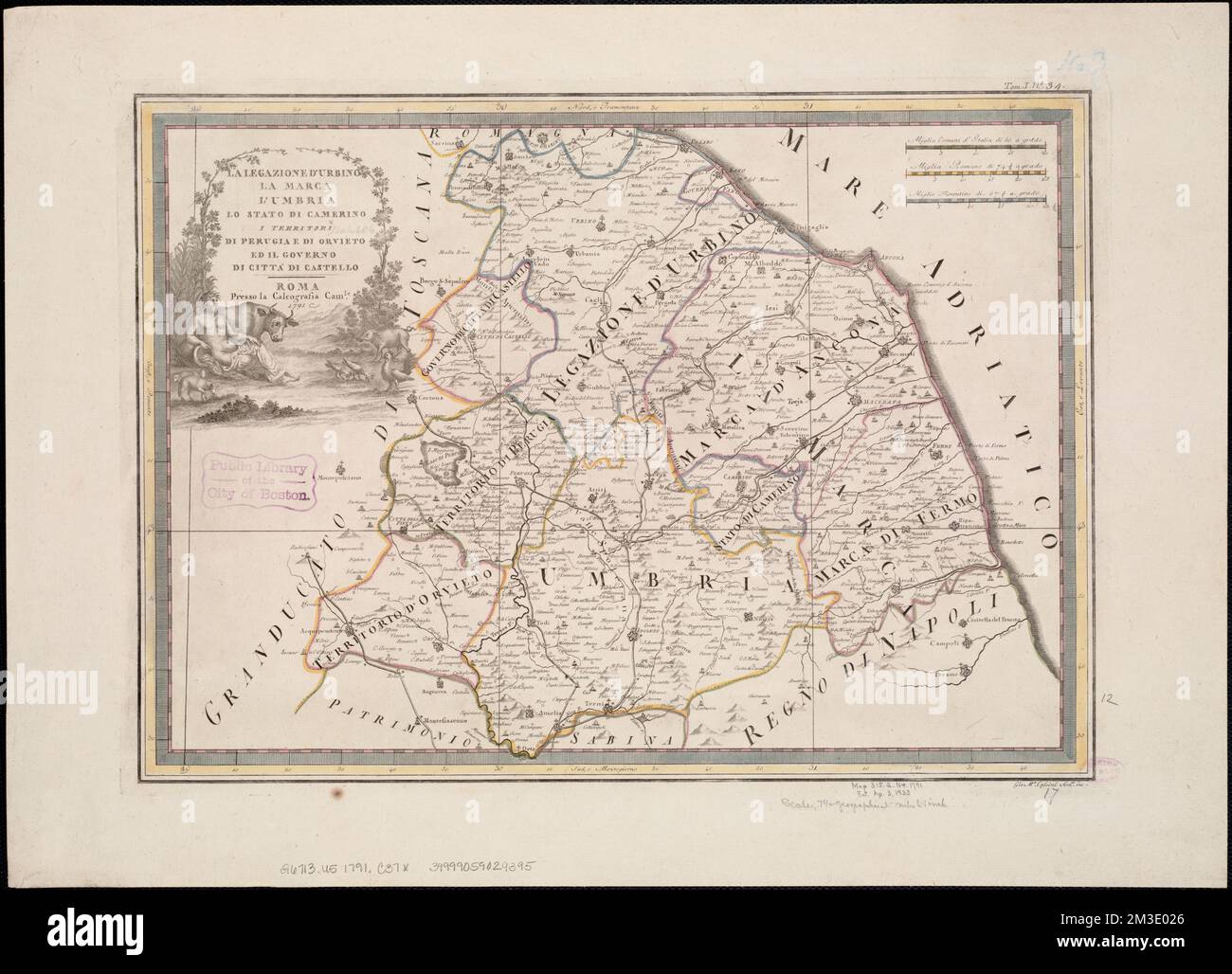 Map of perugia hi-res stock photography and images - Alamy