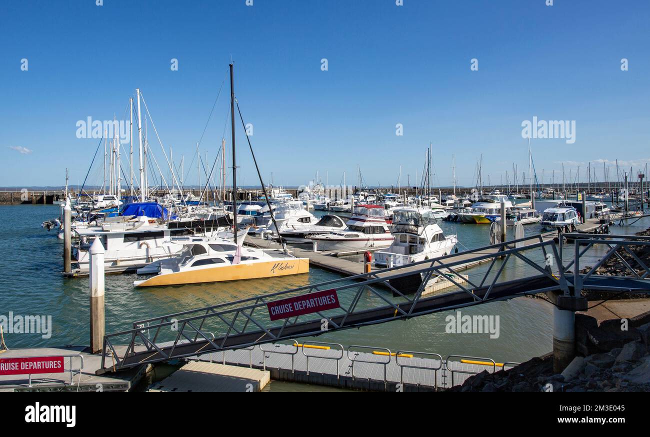 The Great Sandy Straits Marina is located at Urangan harbour in Hervey ...