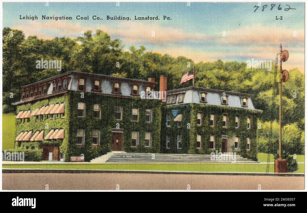 Lehigh Navigation Coal Co., building, Lansford, Pa. , Commercial ...
