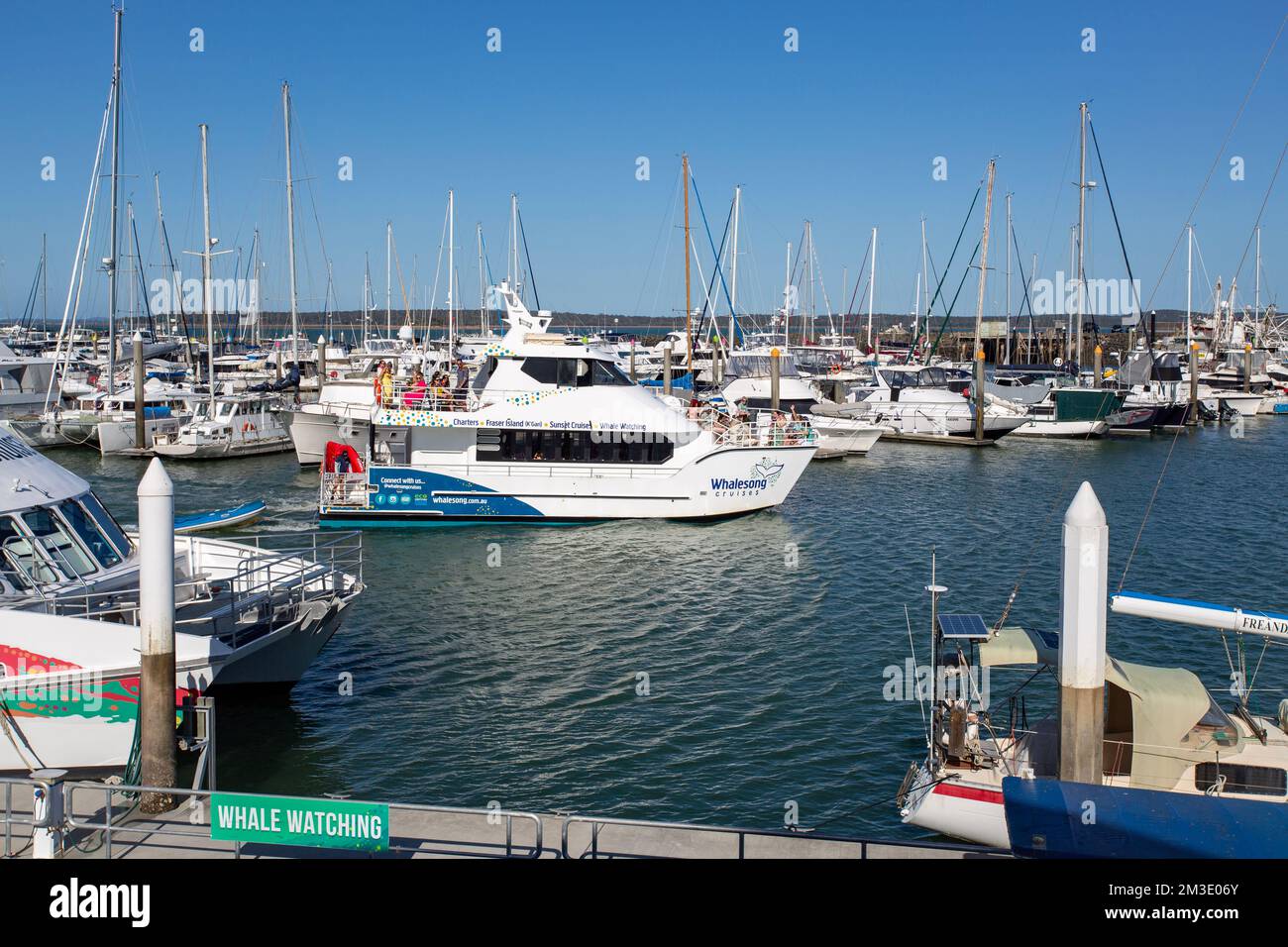 The Great Sandy Straits Marina is located at Urangan harbour in Hervey ...