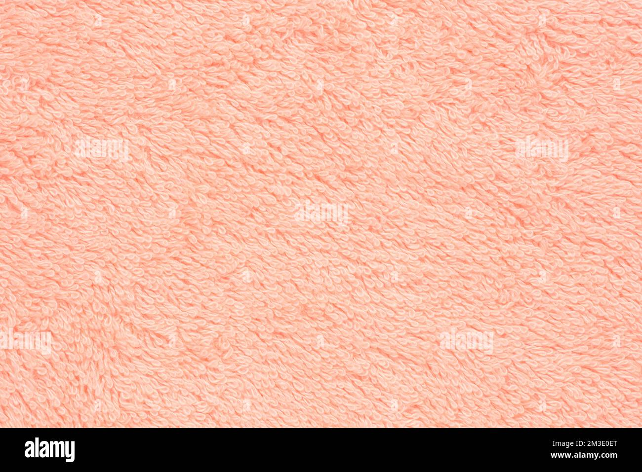 soft peach bath towel texture, background Stock Photo - Alamy
