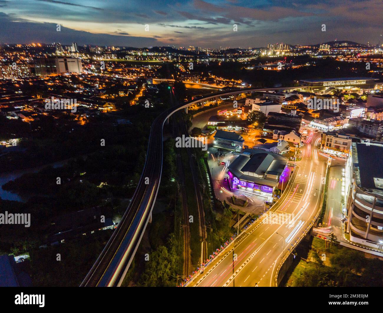Malaysia MRT transport system Stock Photo - Alamy
