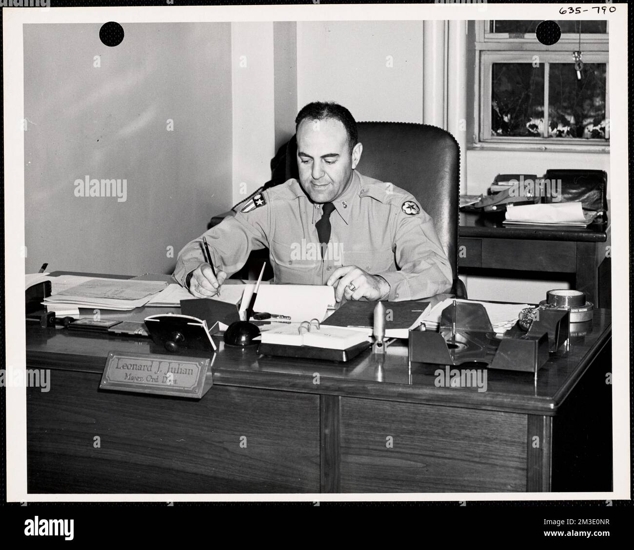 Leonard J. Julian, Major, Ord., Dept. , Ordnance industry, Armories ...