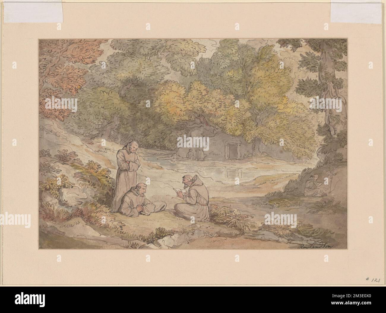 The letter #2 , Correspondence, Monks. Thomas Rowlandson (1756-1827 ...