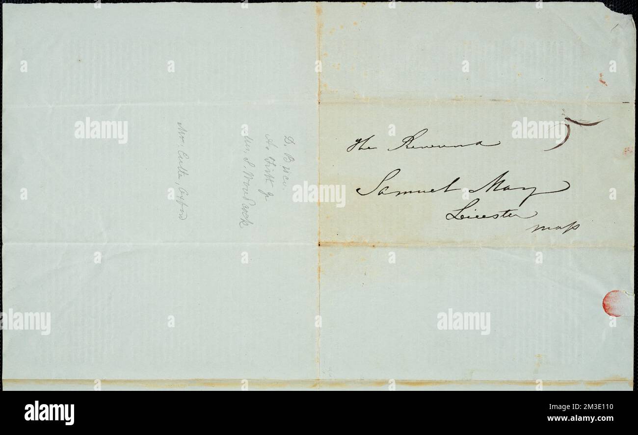 Letter from American Anti-Slavery Society, Boston, [Massachusetts], to ...