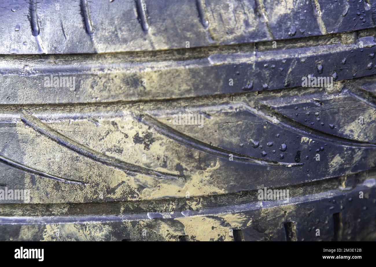 Racing car tire detail hi-res stock photography and images - Alamy