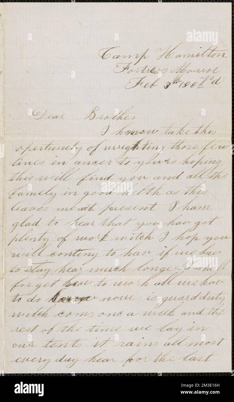 Hamilton letter 3 hi-res stock photography and images - Alamy