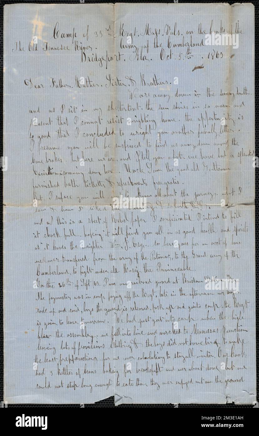 Civil war letter family hi-res stock photography and images - Alamy