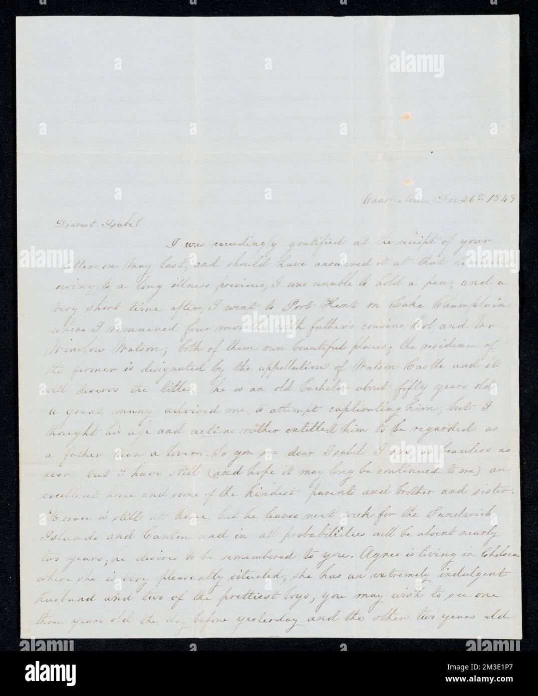 Handwritten letter from american hi-res stock photography and images ...