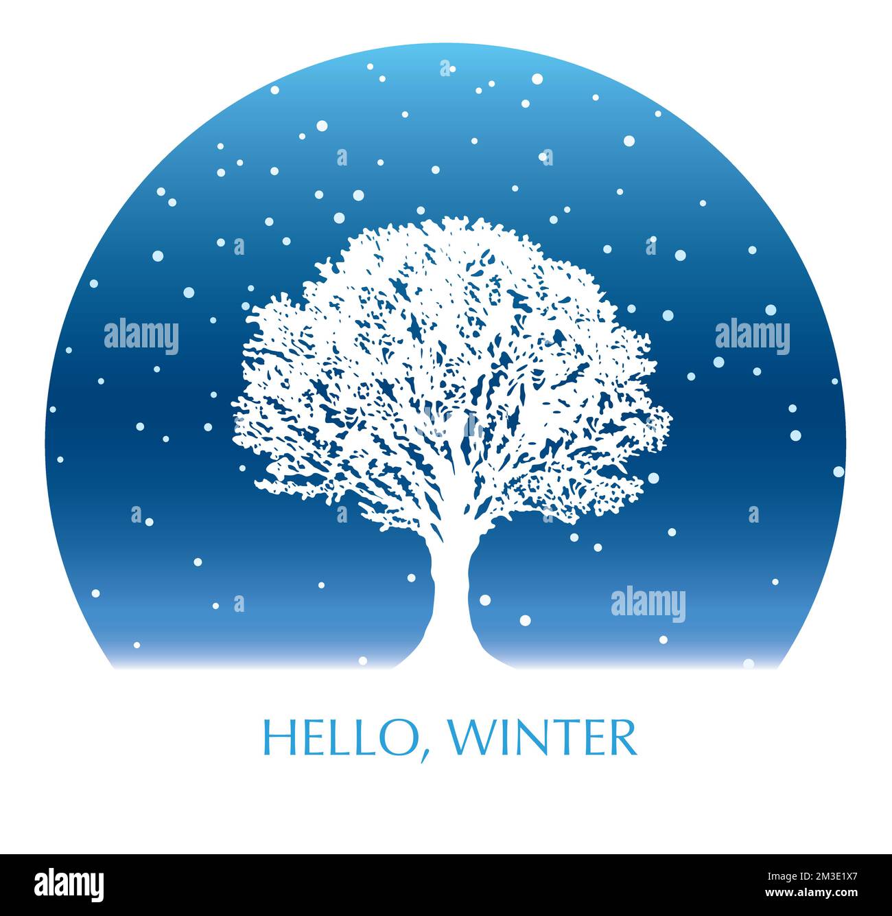 Vector seamless forest illustration in spring colors with text space ...