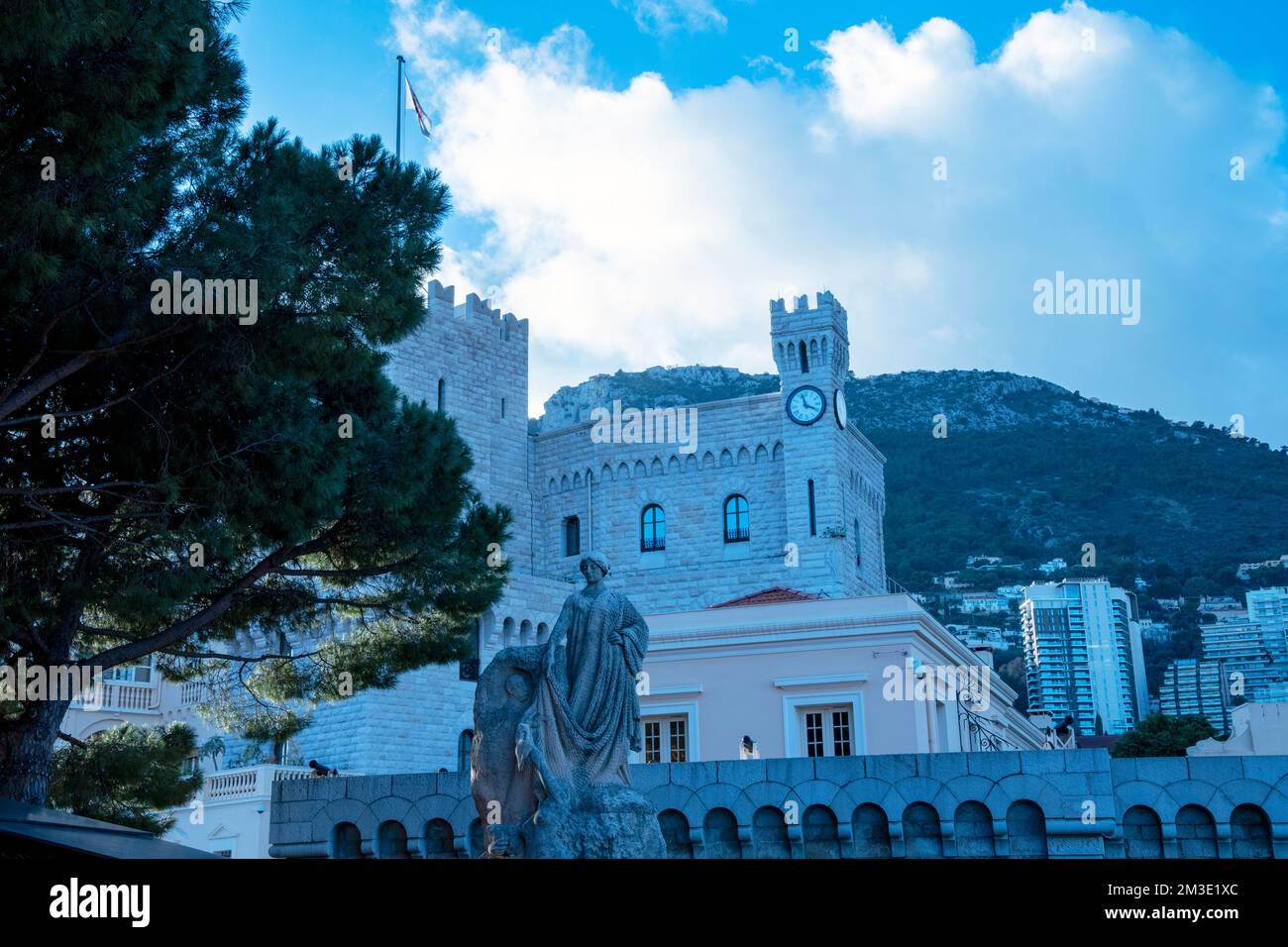 Prince's Palace of Monaco, Montecarlo, Monaco, France, Europe Stock ...