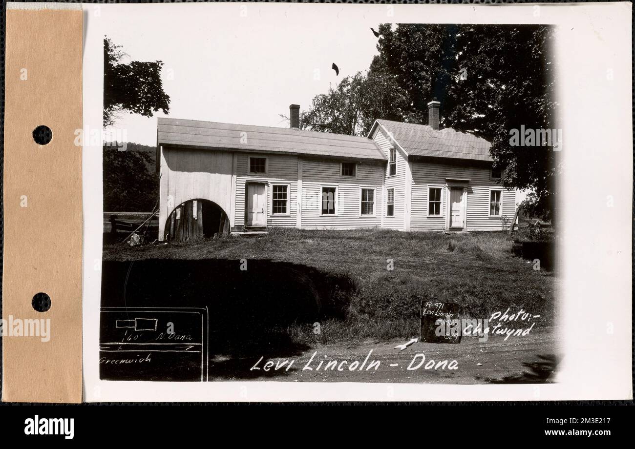 Levi Lincoln, house, etc., Dana, Mass., Aug. 14, 1928 : Parcel no. 451 ...