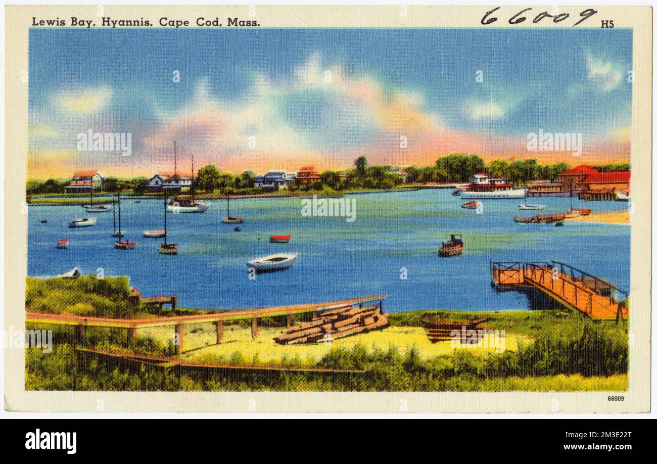 Lewis Bay, Hyannis, Cape Cod, Mass. , Bays Bodies of water, Boats ...