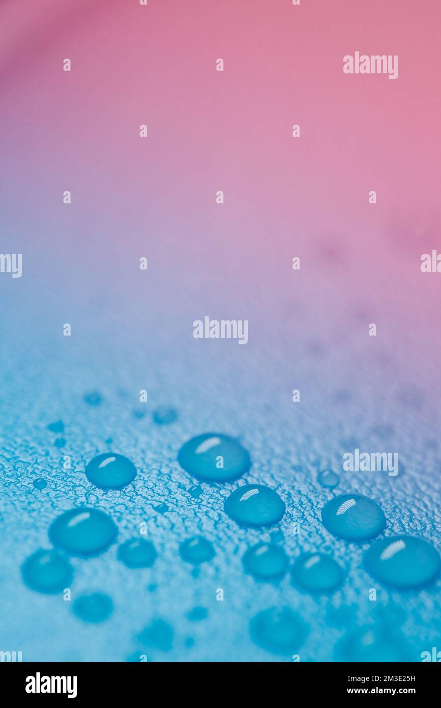 Water drops beautiful background.water drops on a blue background with ...