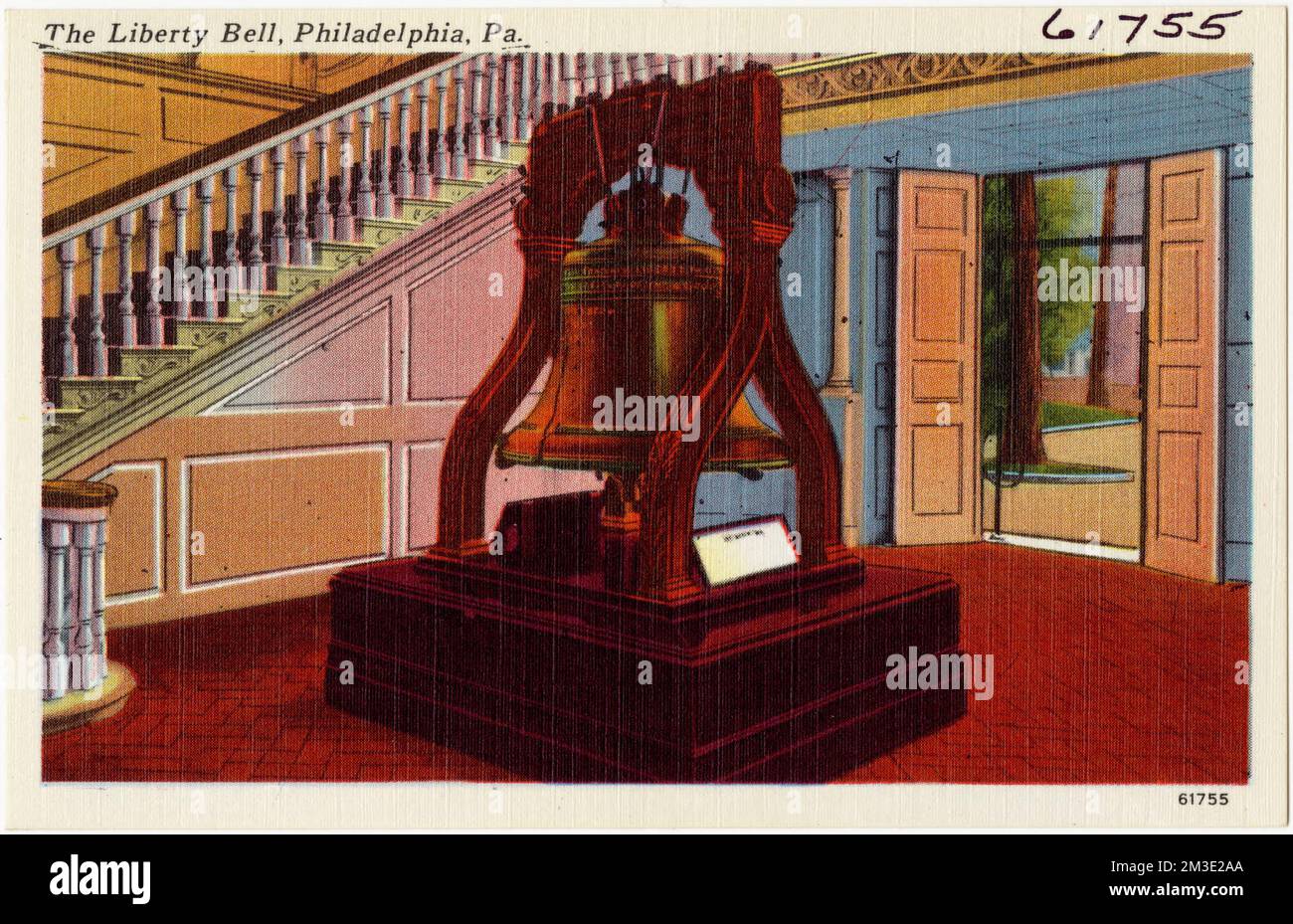 The Liberty Bell, Philadelphia, Pa. , Government facilities, Tichnor ...