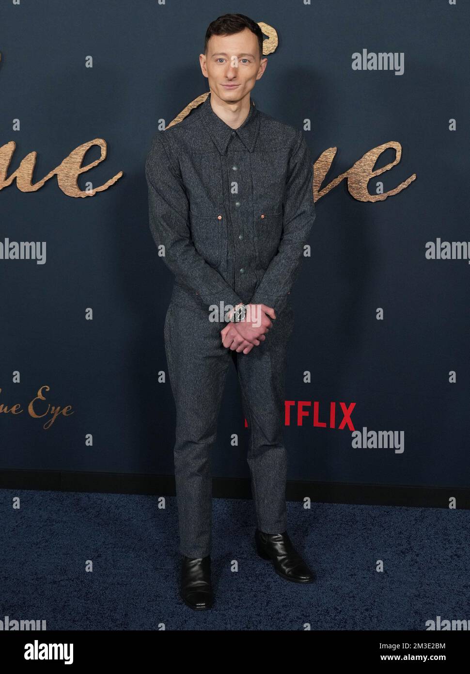 Steven Maier arrives at THE PALE BLUE EYE Los Angeles Premiere held at ...