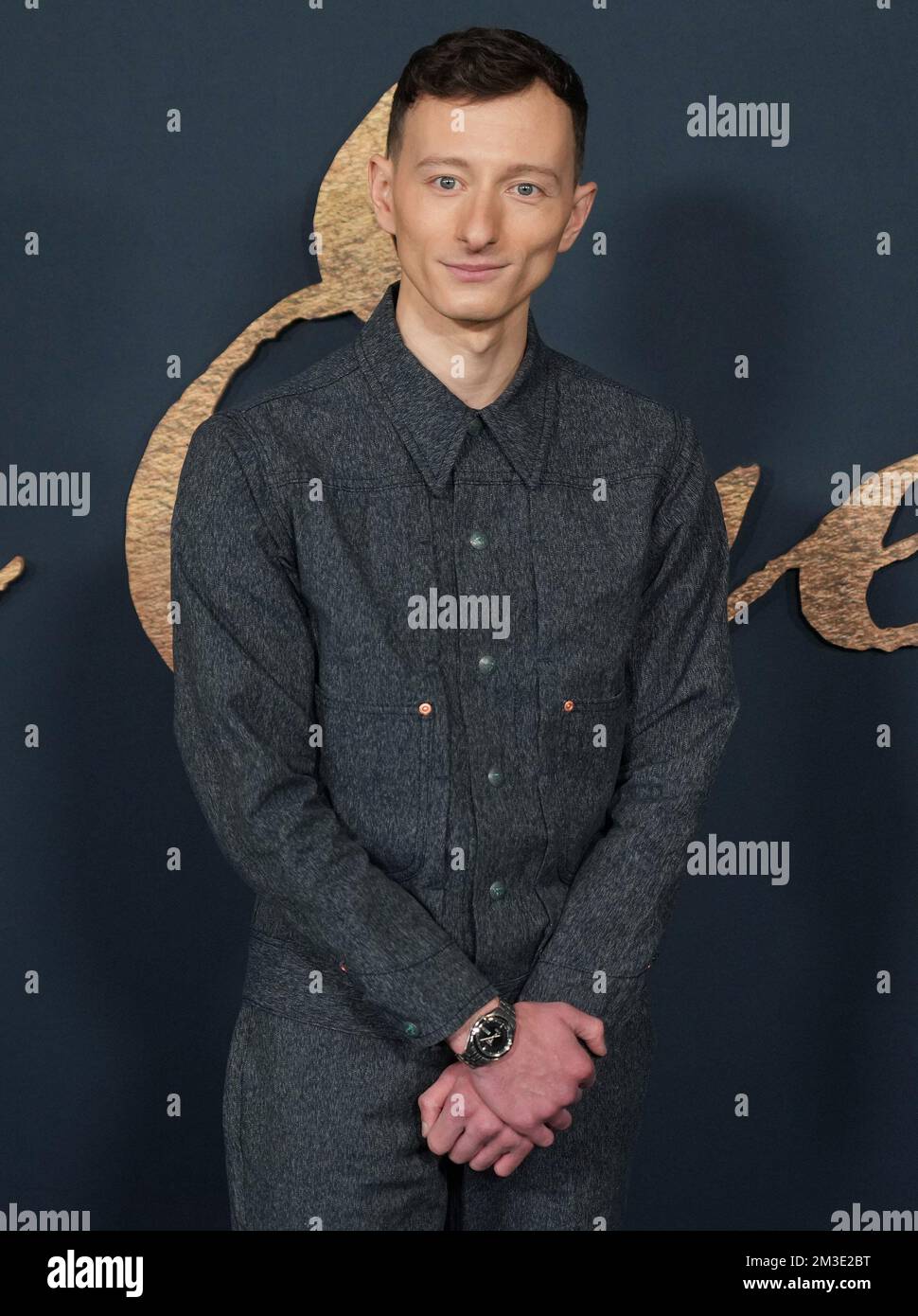 Steven Maier arrives at THE PALE BLUE EYE Los Angeles Premiere held at ...
