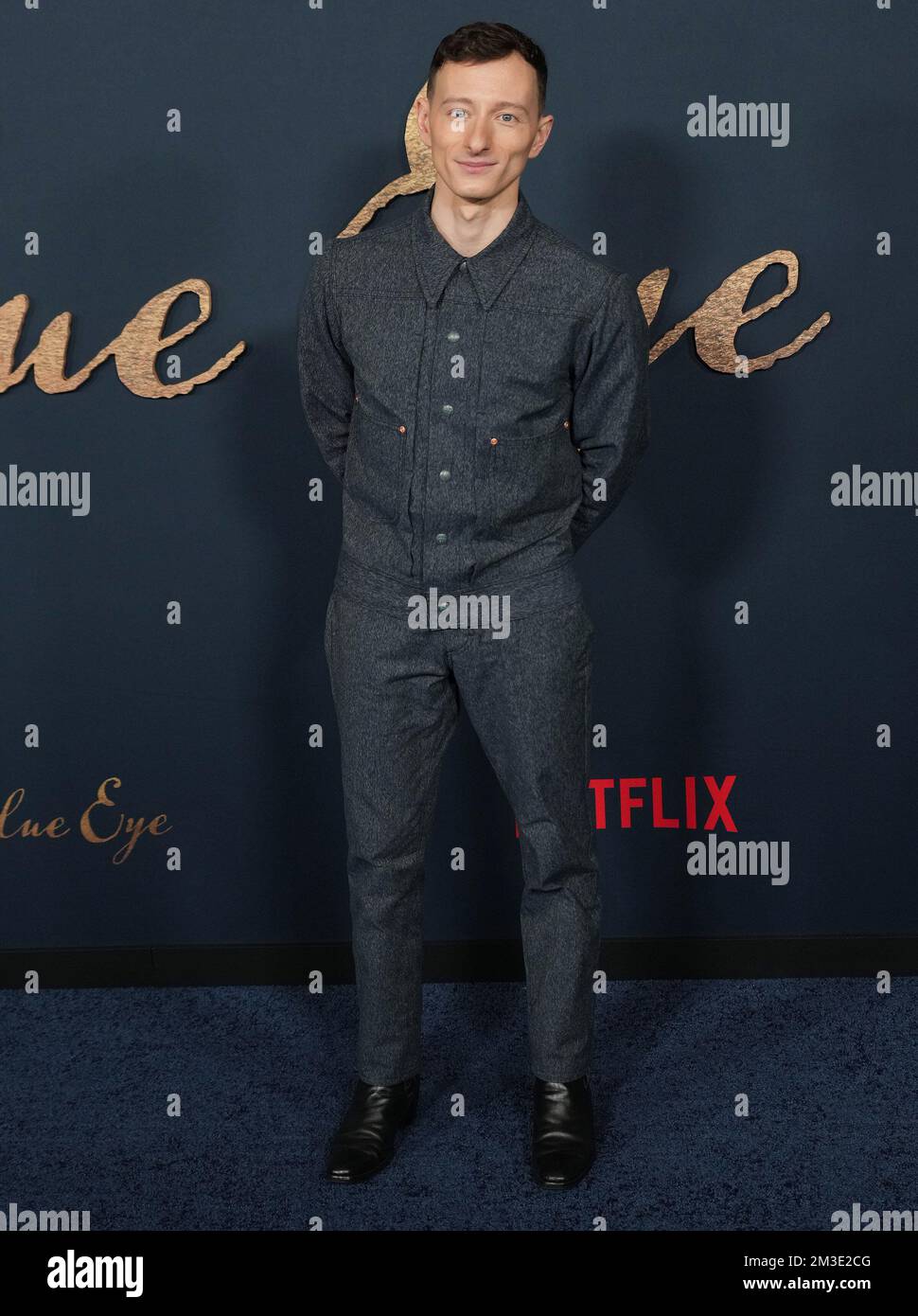 Steven Maier arrives at THE PALE BLUE EYE Los Angeles Premiere held at ...