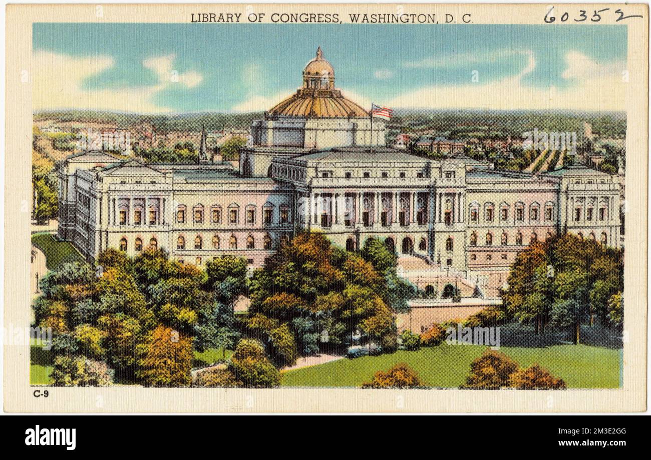 Library of Congress, Washington, D. C. , Public libraries, Tichnor ...