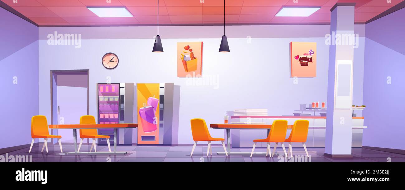 Student lounge with vending machines hi-res stock photography and ...