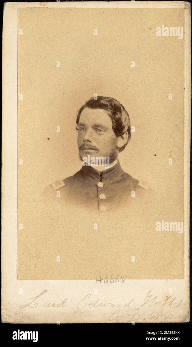 Lieut Edward Hobbs , Military officers, Hobbs, Edward, 1839-, Carte de ...
