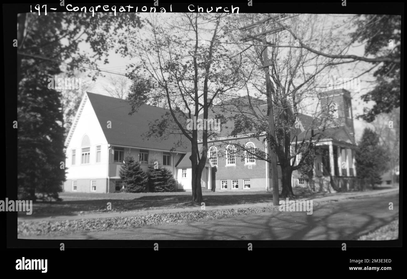 Linden Street - Congregational church , Congregational churches. Needham Building Collection ...