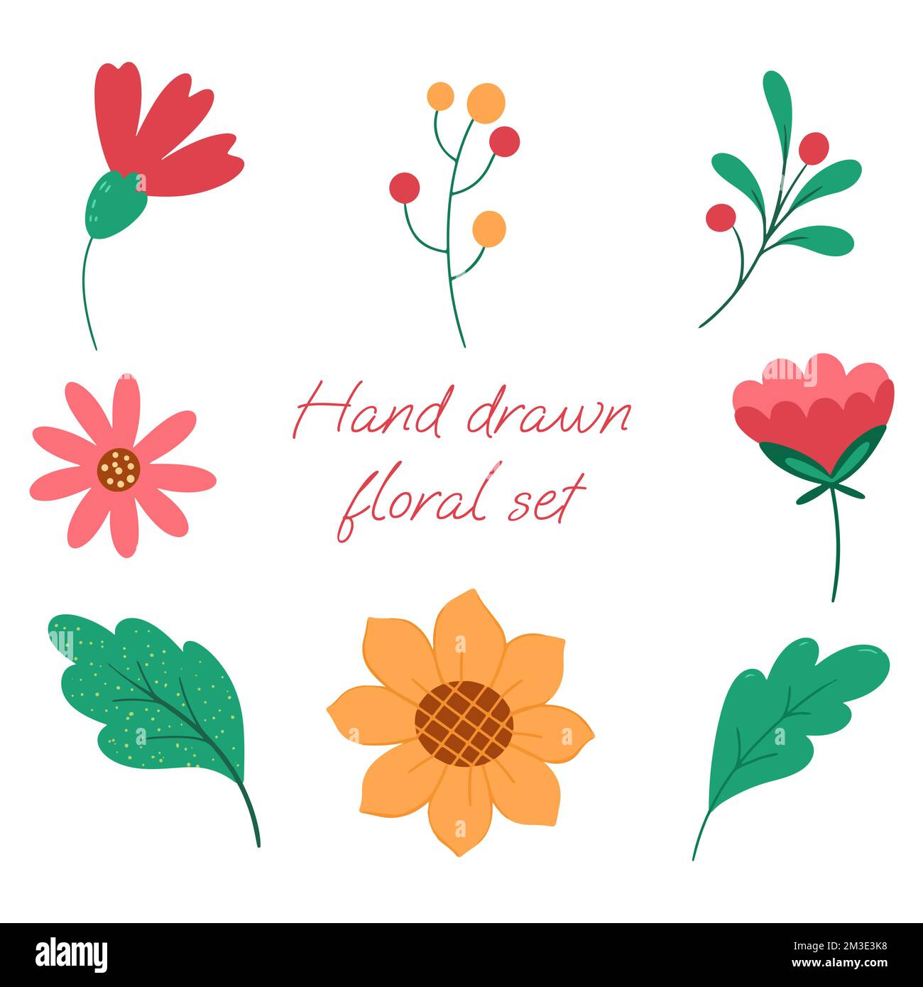Summer vector selection Stock Vector Images - Alamy