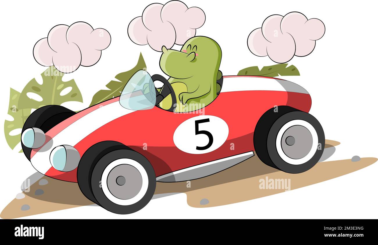 Sports car red color Stock Vector Images - Alamy