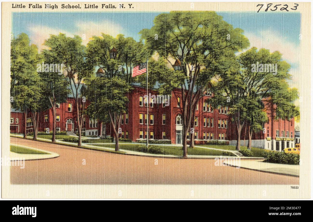 Little Falls High School, Little Falls, N. Y. , Schools, Tichnor ...