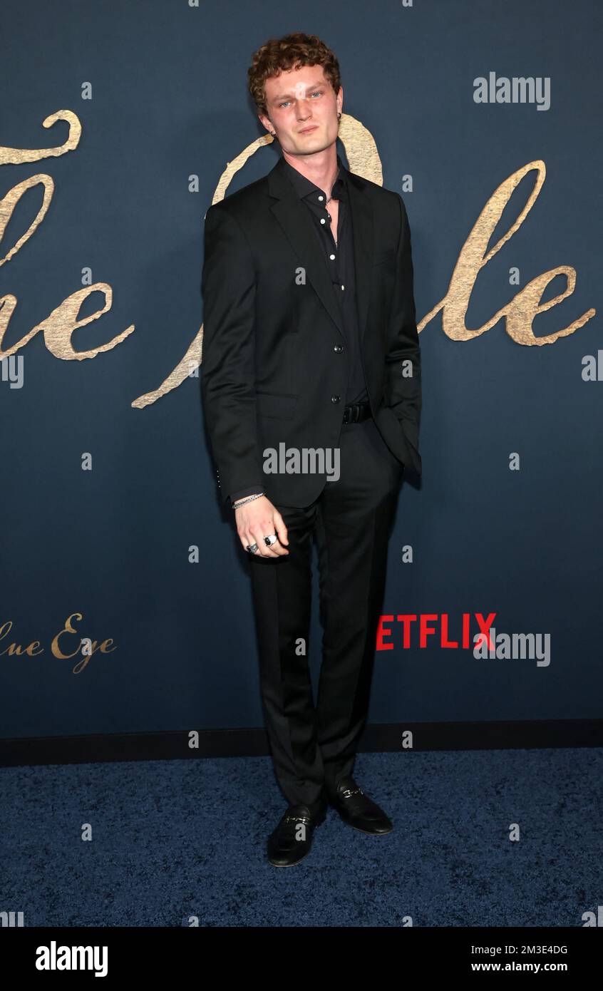 Brennan Keel Cook, at "The Pale Blue Eye" Los Angeles Premiere at The ...