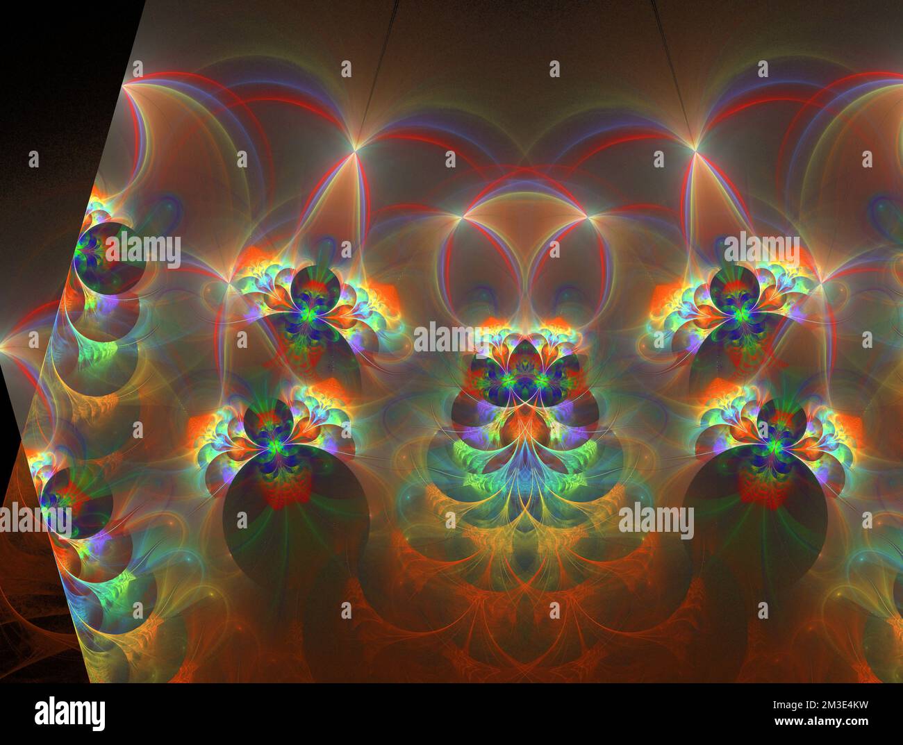 Imaginatory lush fractal texture image abstract background Stock Photo ...