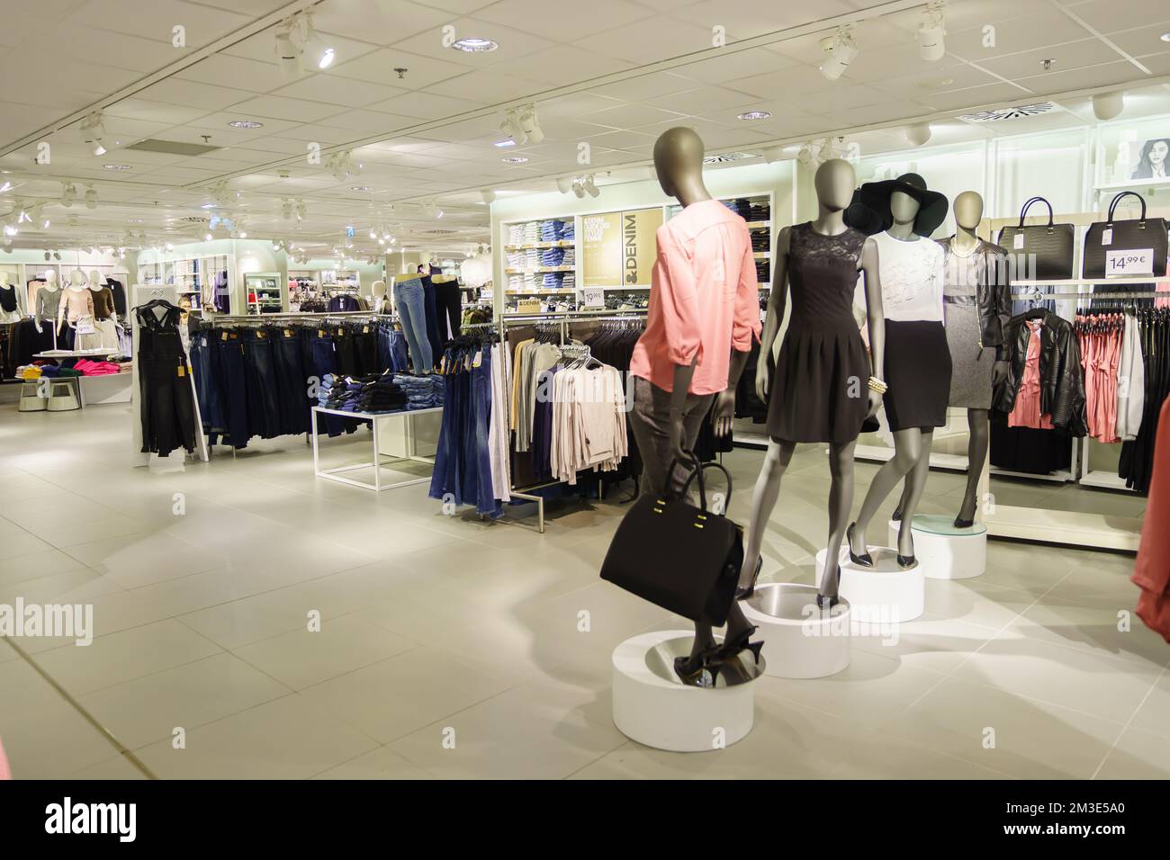PARIS - SEPTEMBER 08: modern boutique interior on September 08, 2014 in ...