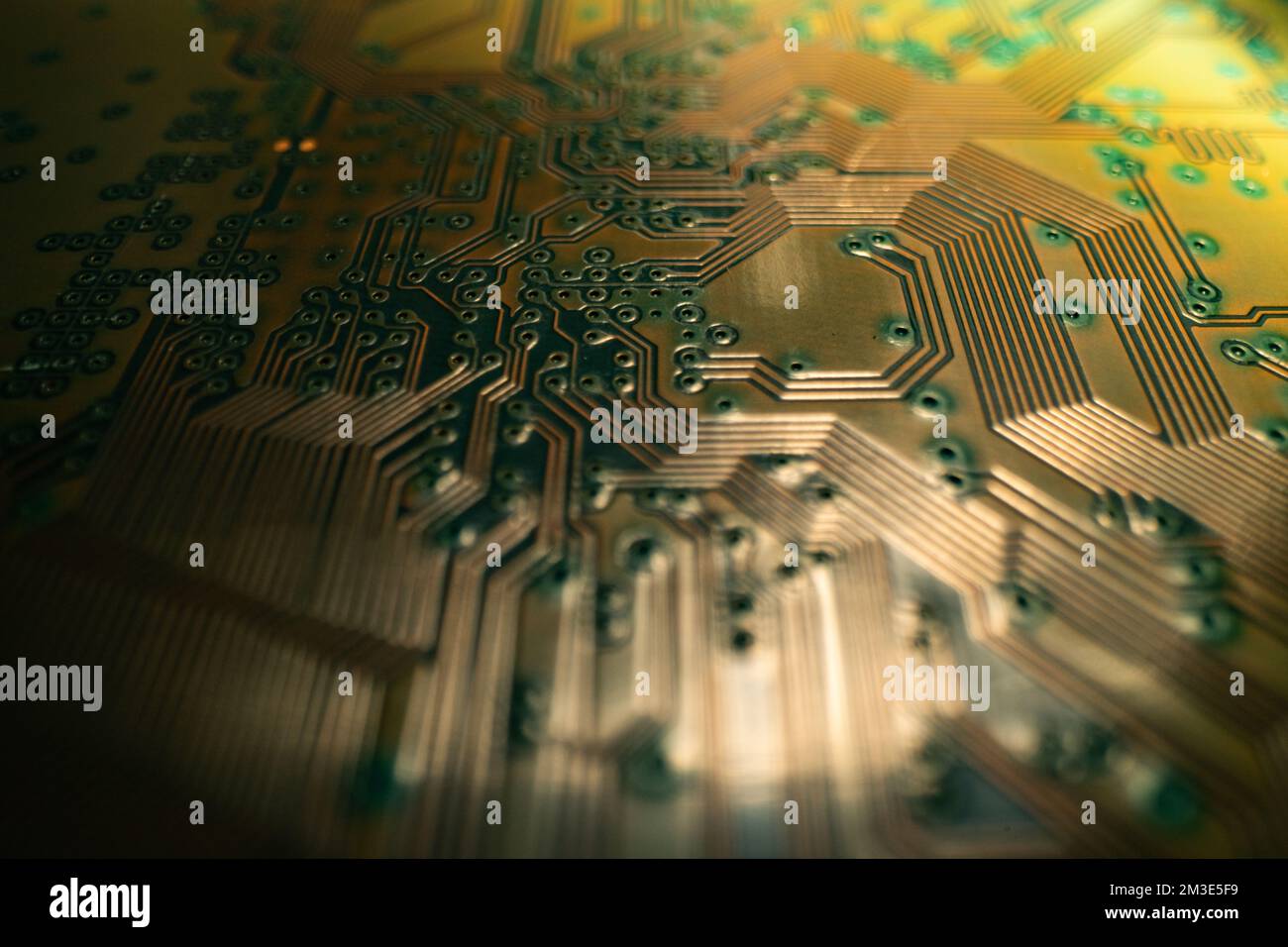 Technology background with circuit board. Electronic computer hardware ...