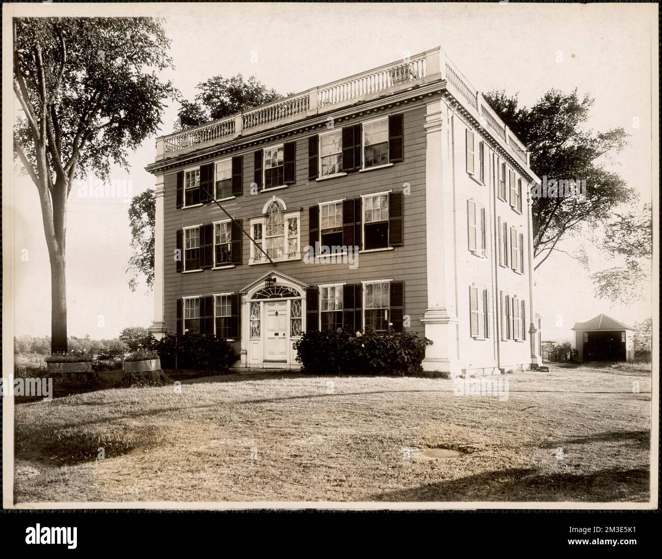 Loammi Baldwin Mansion, Elm Street (at corner of Main Street), Woburn, Mass. , Houses, Historic ...