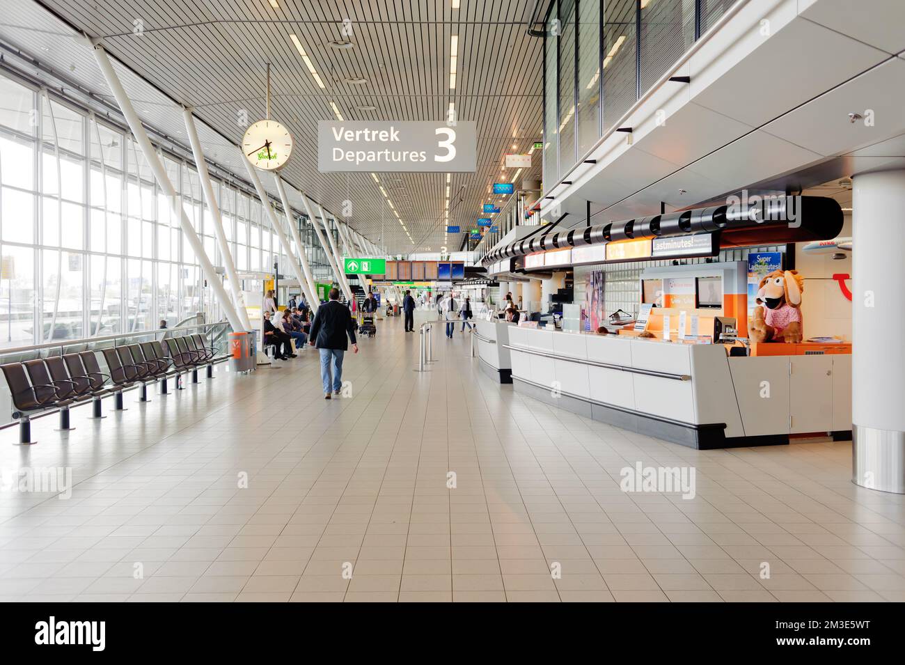 AMSTERDAM - JUNE 08: Schiphol Airport interior on June 08, 2011 in ...
