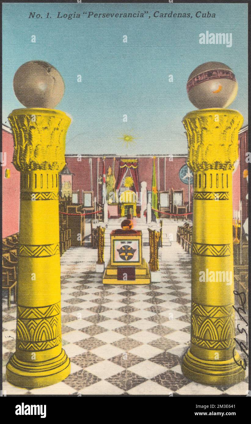 Logia, 'Perseverancia', Cardenas, Cuba , Masonic buildings, Tichnor ...