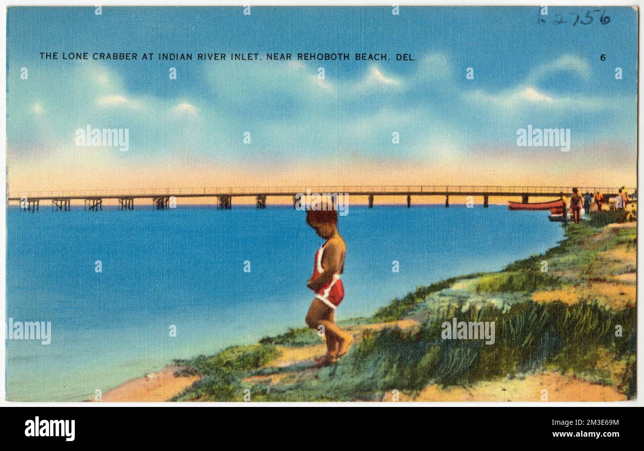 The lone crabber at Indian River Inlet, near Rehoboth Beach, Del ...